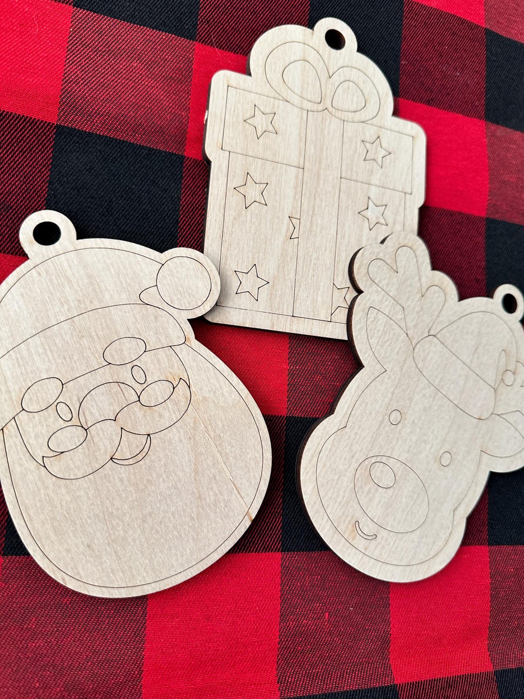 Kids Christmas Coloring Kit, Ornament Paint Kit, Stocking Stuffer, Kids ...