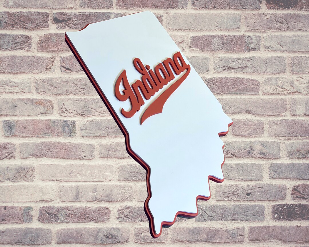 Indiana Hoosiers 3D Sign Large Indiana University Hoosiers Logo - Etsy