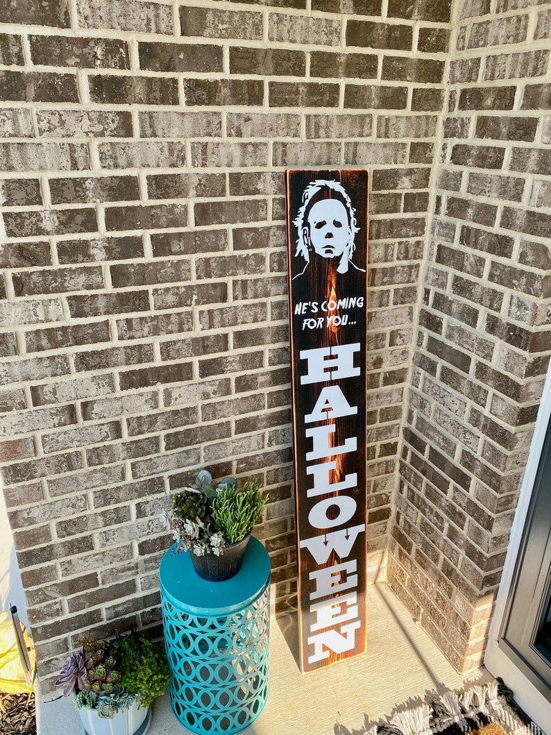Michael Myers Rob Zombie Halloween Front Porch Welcome Sign | Etsy