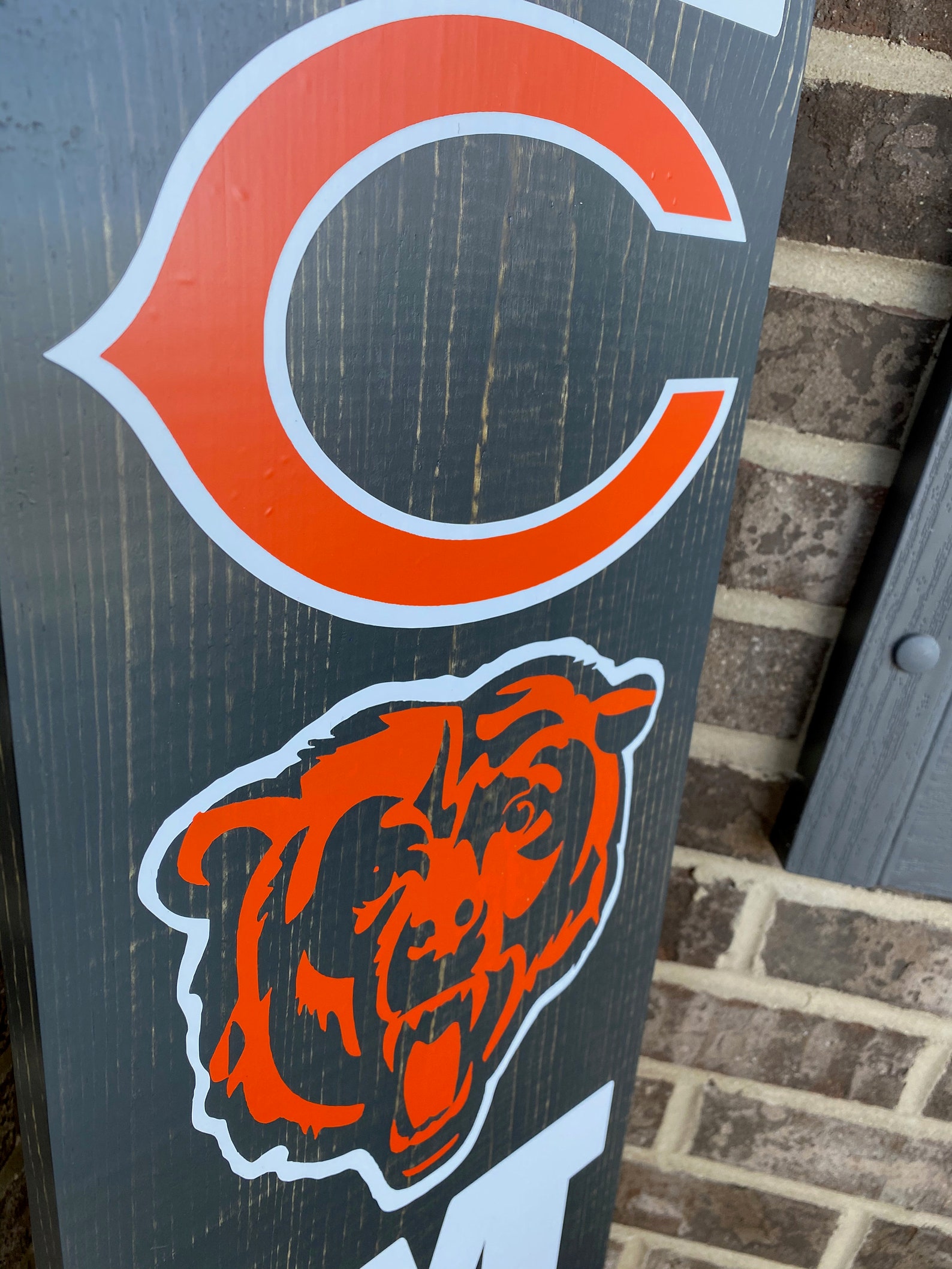 Chicago Bears Front Porch Welcome Sign | Etsy