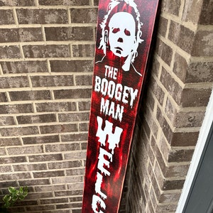 Michael Myers Halloween Welcome Sign | the Boogeyman, the Night He Came ...