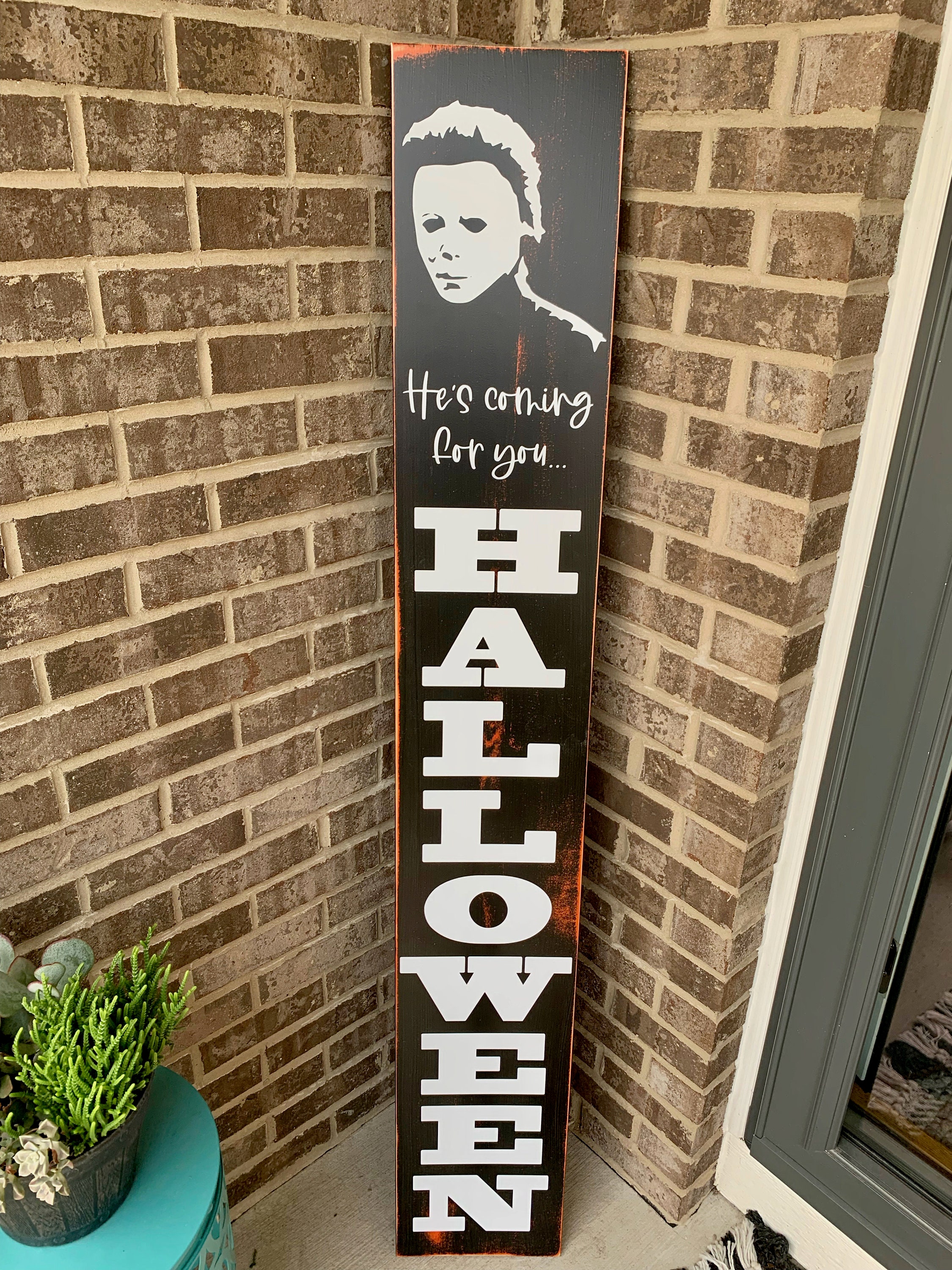 Michael Myers Halloween Welcome Sign the Boogeyman the - Etsy