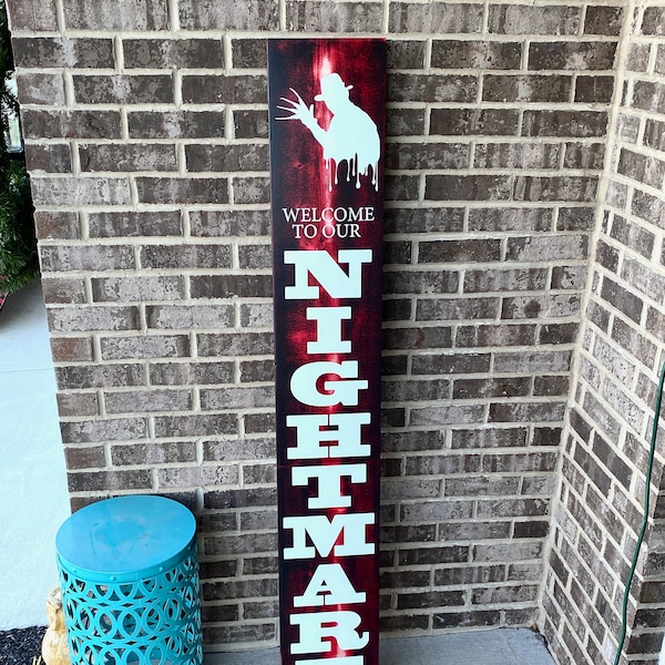 Nightmare on Elm Street Sign - Etsy