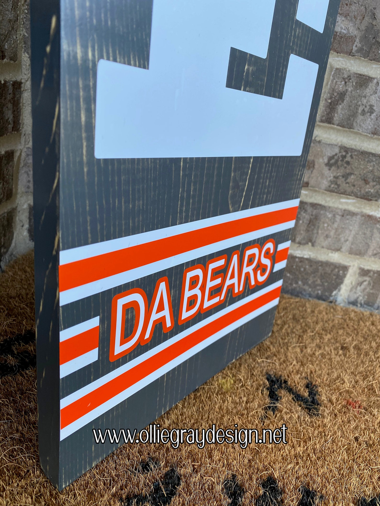 Chicago Bears Front Porch Welcome Sign | Etsy