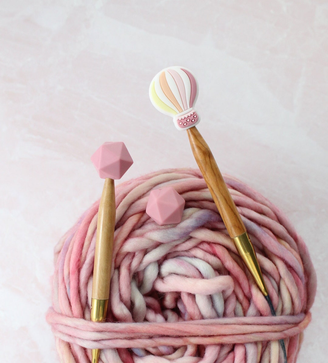 Air Balloon Needle Stoppers| Knitting Needle Stoppers | Knitting ...