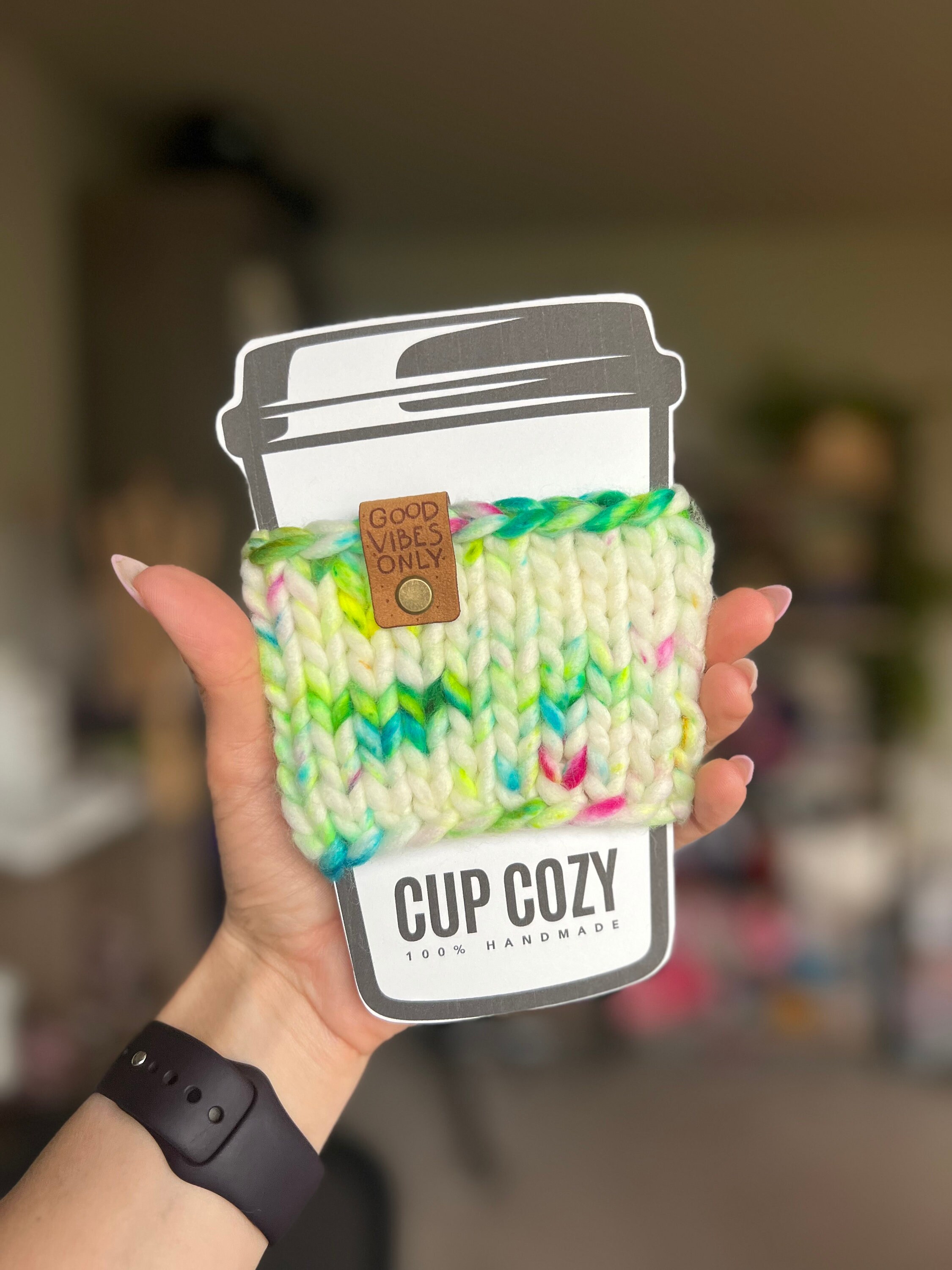 Good Vibes Only Cup Cozy, Coffee Sleeve, Cup Cozy, Cup Sleeve - Etsy