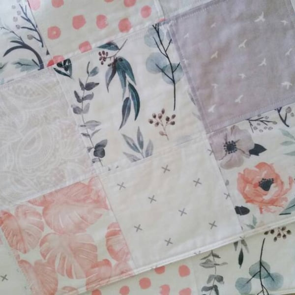 Pink Gray Bedding - Etsy