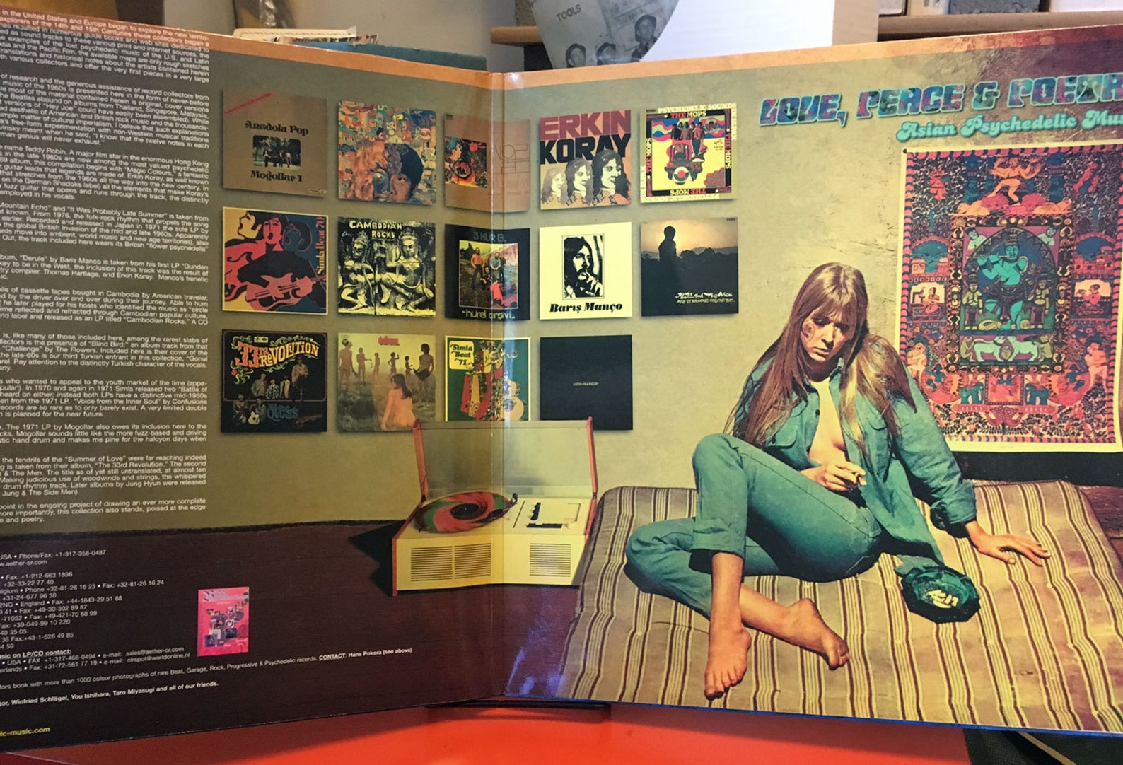 Asian Psychedelic Garage Music From the 60s and 70s Vinyl Record Love ...