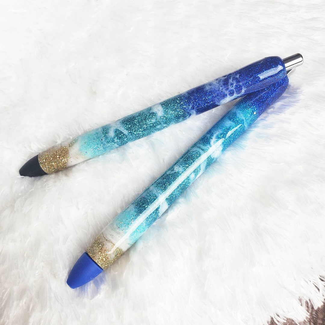 Resin Beach Hawaii Ocean Pens Custom Made to Order Ink Joy - Etsy