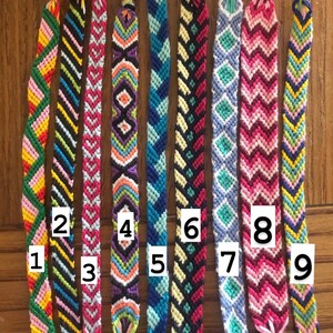 Custom Friendship Bracelets! - Etsy