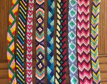 Friendship Name Bracelets - Etsy