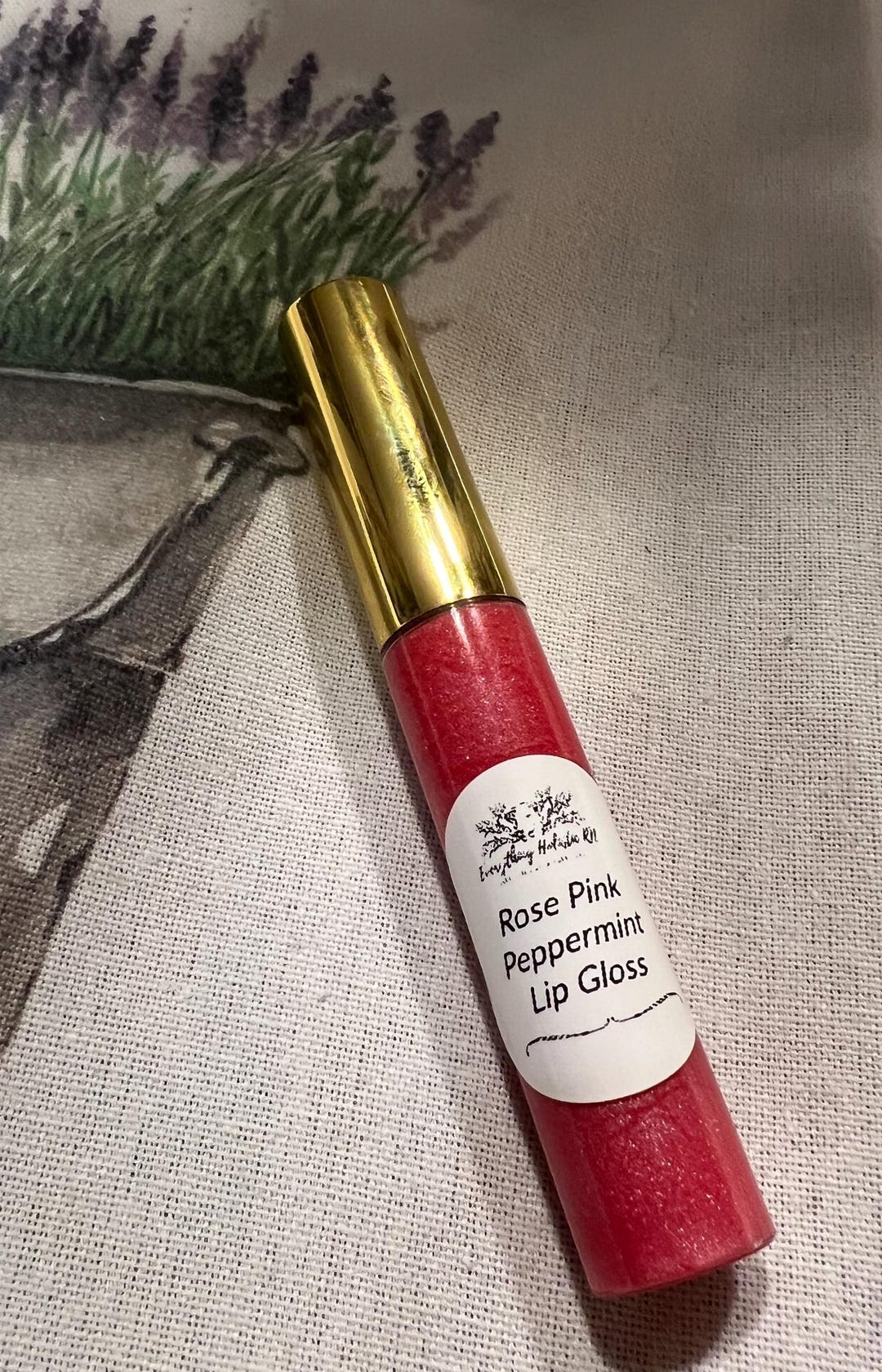 Rose Pink Peppermint Lip Gloss - Etsy