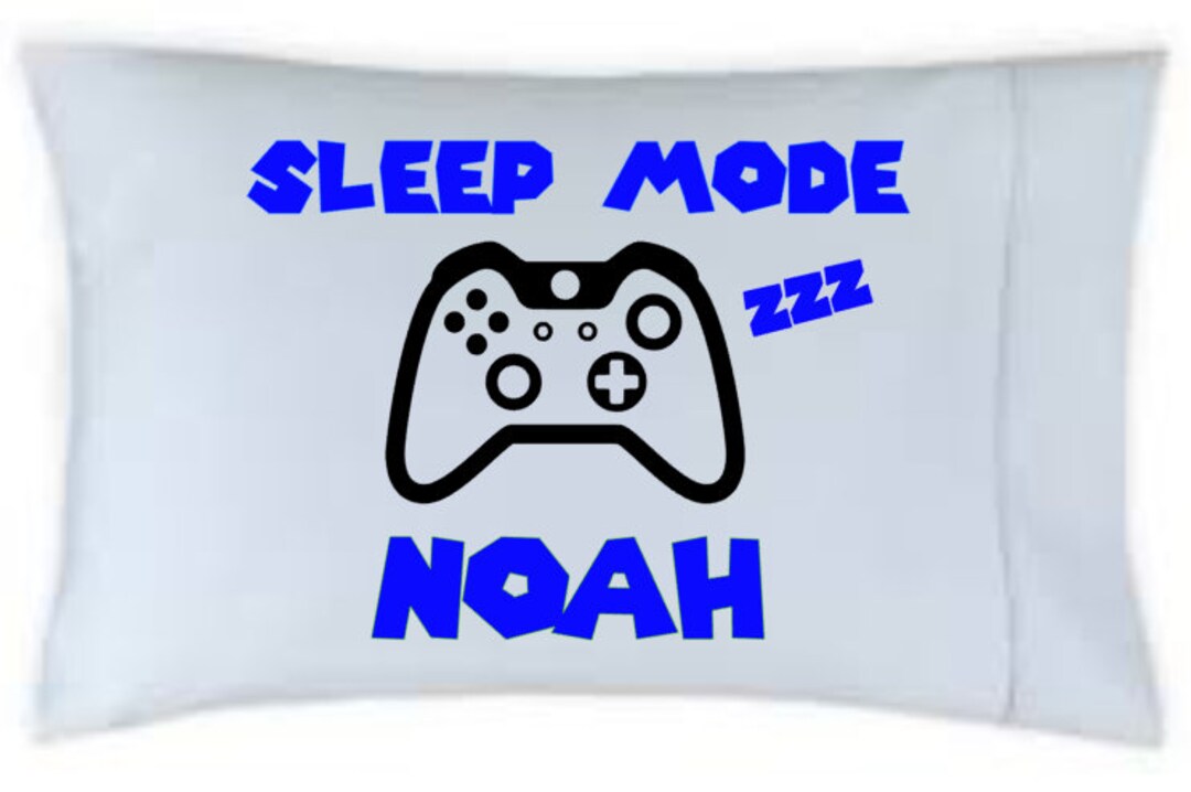 Sleep Mode Video Game Custom Pillow Cases-available for Boys and Girls ...