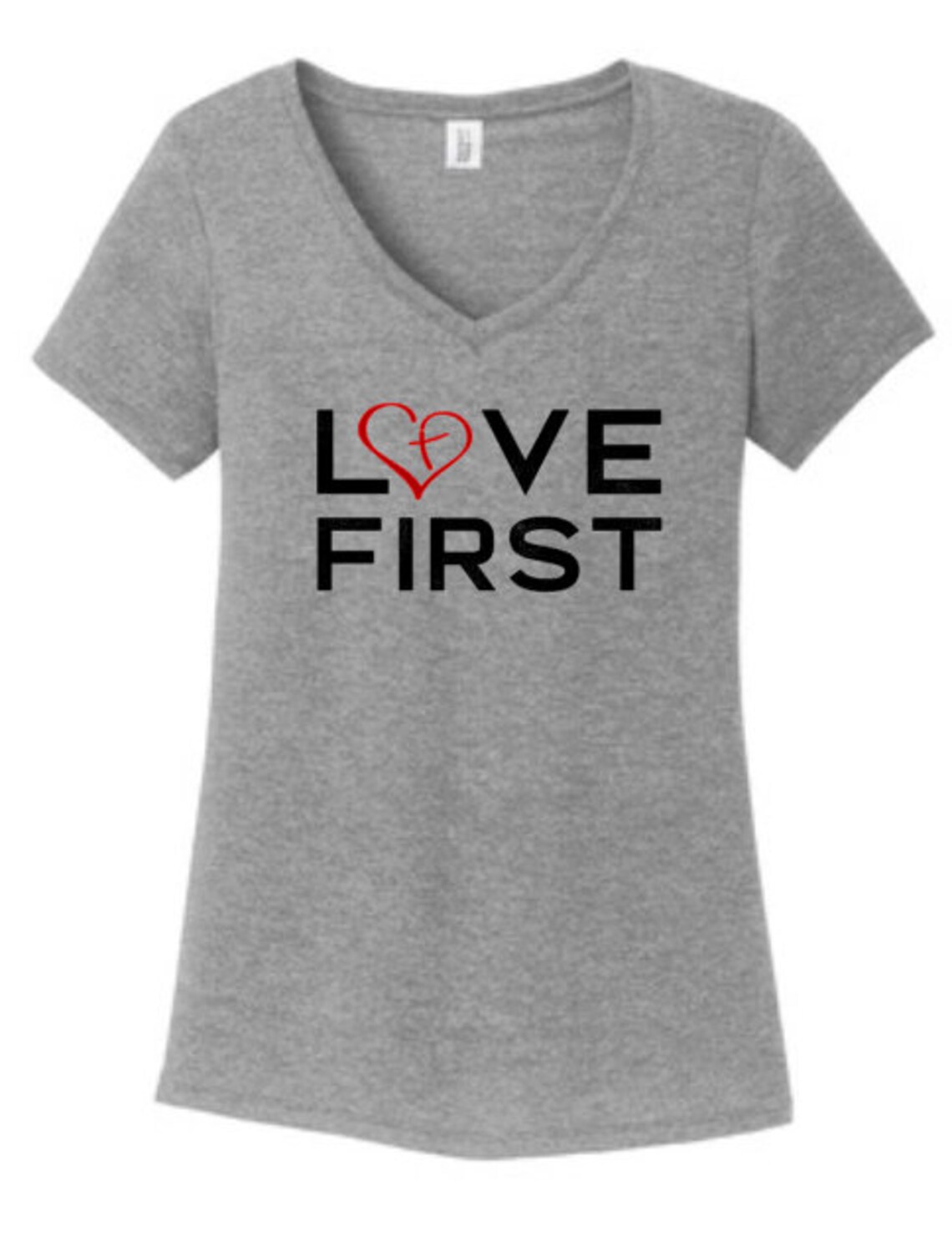 LOVE FIRST Christian T-shirts-tanks. Ladies and Mens Styles - Etsy
