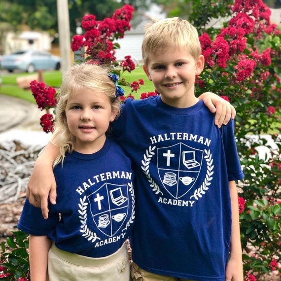 Custom ACADEMY Shirts-virtual School Shirts for Your Household - Etsy