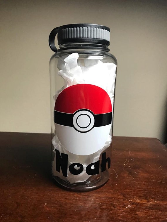 Poke Ball Personalized 34 Oz Wide Mouth Sports Bottle-pokemon | Etsy