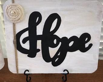 Hope sign | Etsy