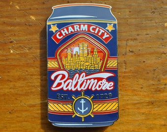 Maryland Pride Beer Can Hard Enamel Pin - Etsy
