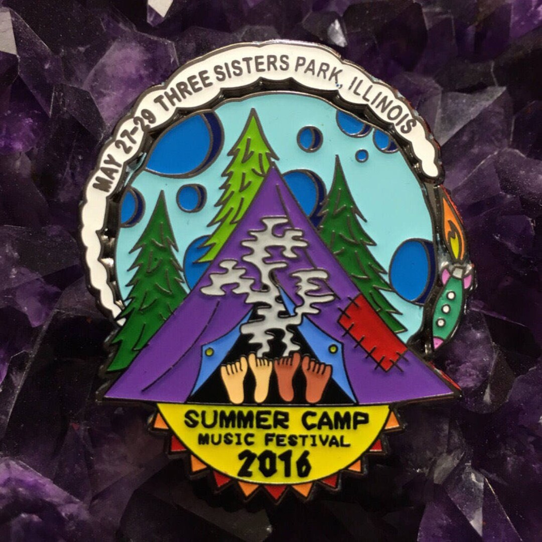 Summer Camp Music Festival rare 2016 Hard Enamel Pin - Etsy
