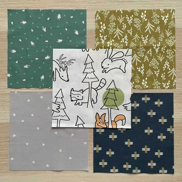 Woodland Creatures Quilt Kit - Etsy
