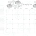 2025–2026 Printable Calendar – Black & White Minimalist Wall Planner ...