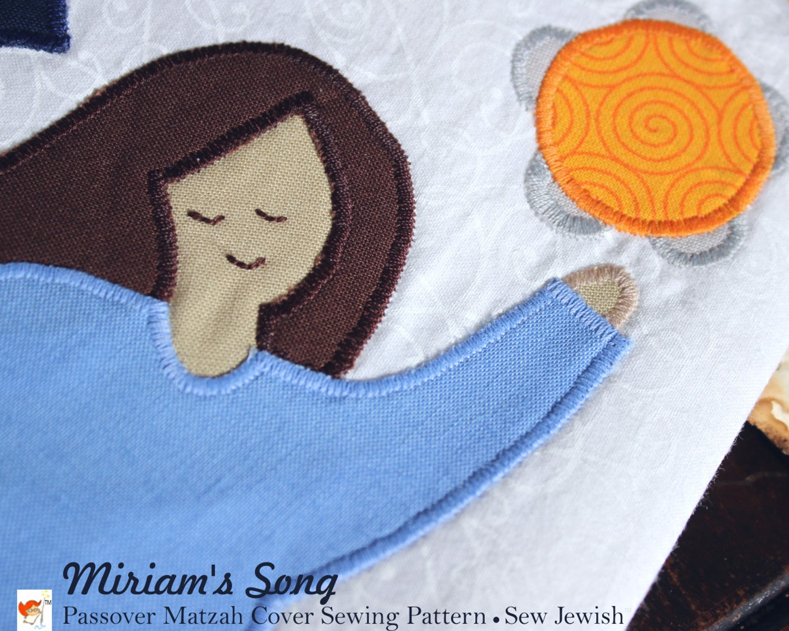 Passover Matzah Cover Sewing Pattern, Miriam's Song, PDF Pattern ...