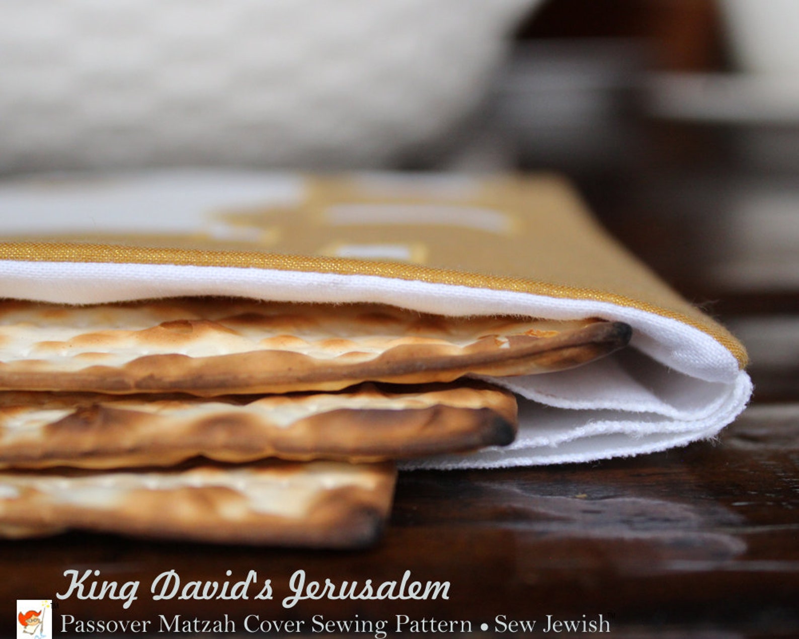 Passover Matzah Cover Sewing Pattern PDF Pattern King - Etsy