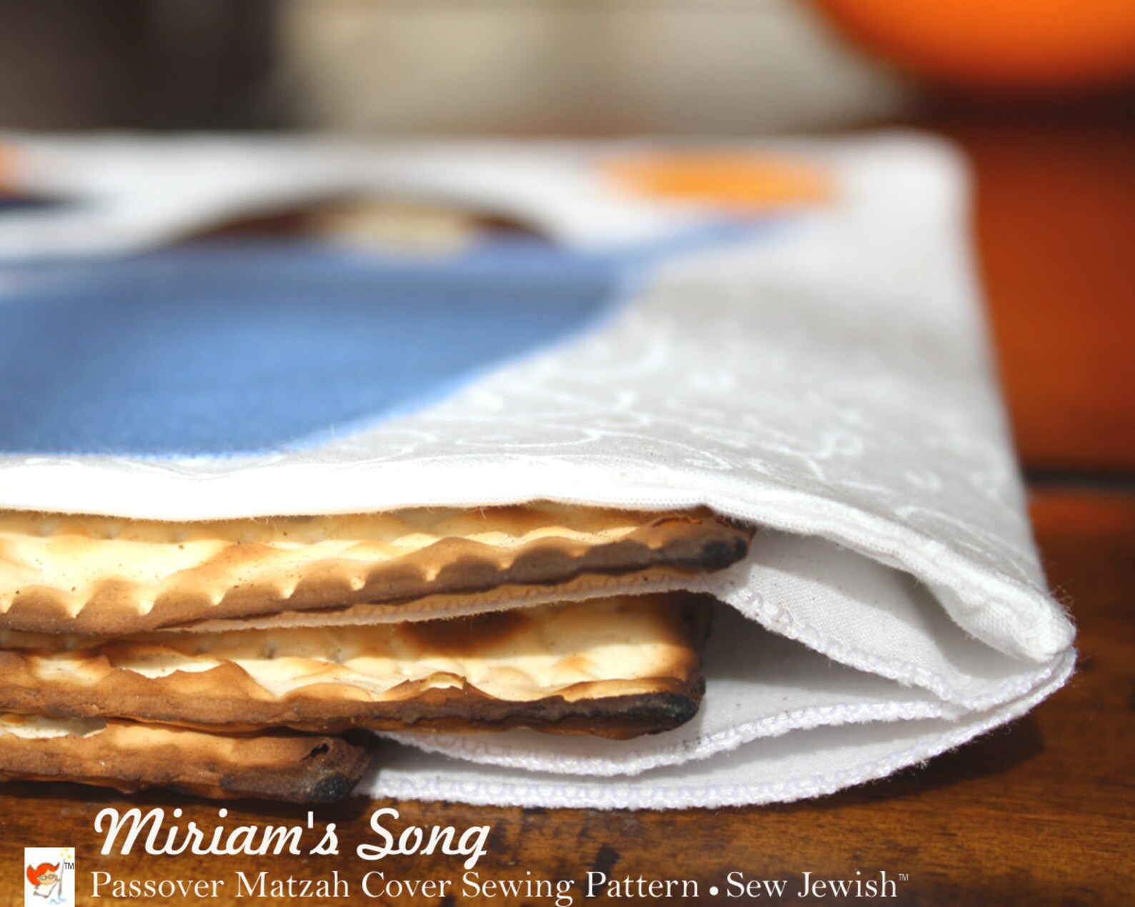 Passover Matzah Cover Sewing Pattern, Miriam's Song, PDF Pattern ...