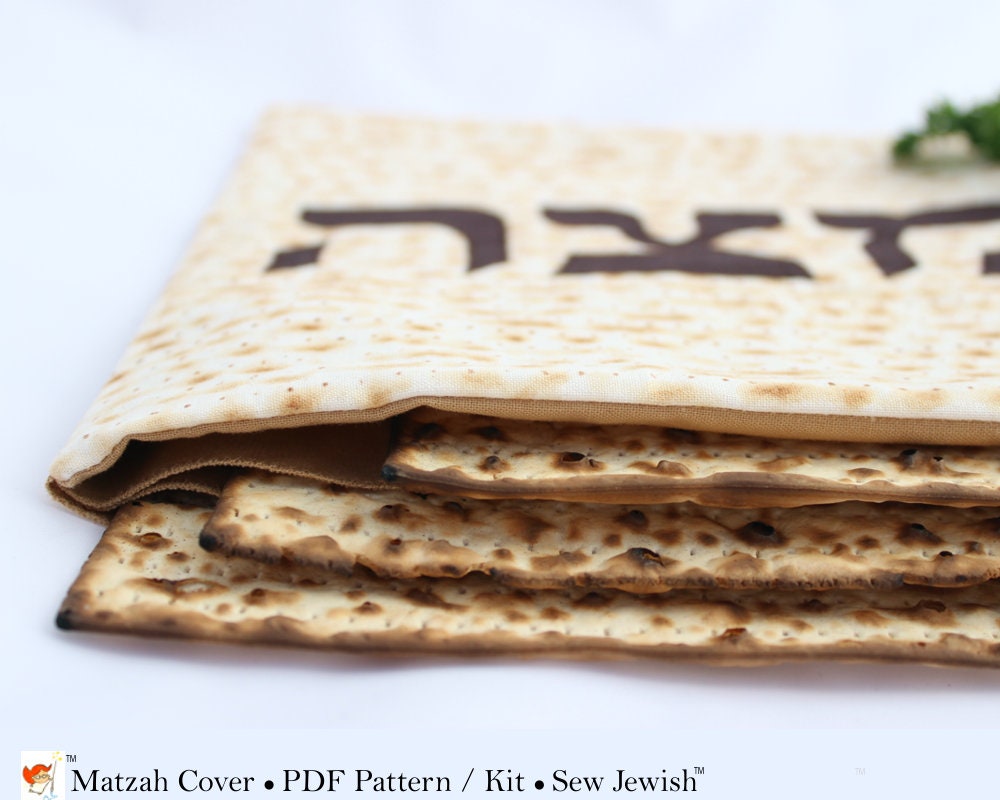 Matzah Cover Sewing Pattern Passover Sewing Pattern Jewish - Etsy