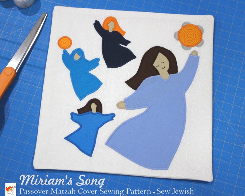 Passover Matzah Cover Sewing Pattern, Miriam's Song, PDF Pattern ...
