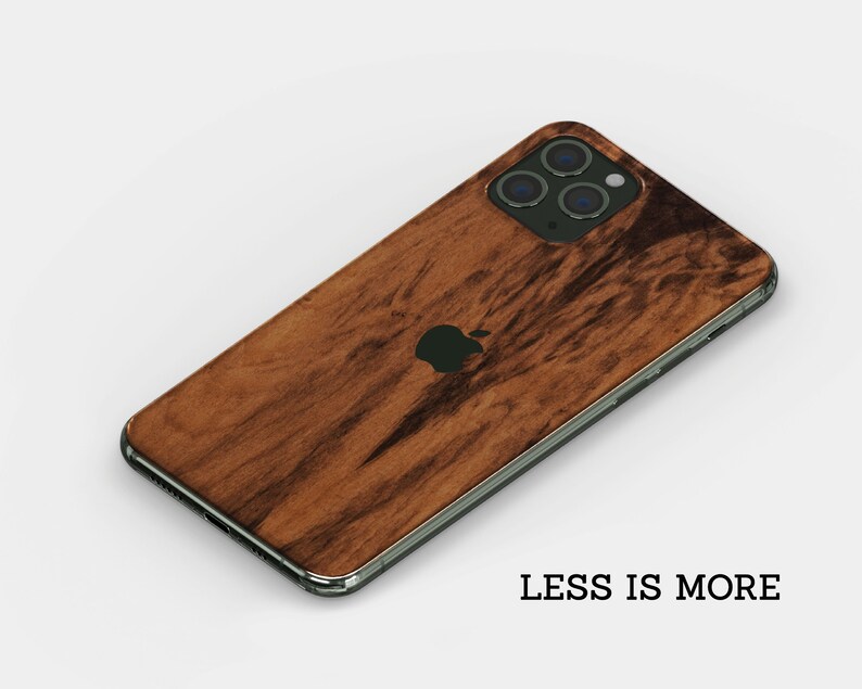 Real Wood Iphone Skin Zero Waste Natural Phone Sticker - Etsy