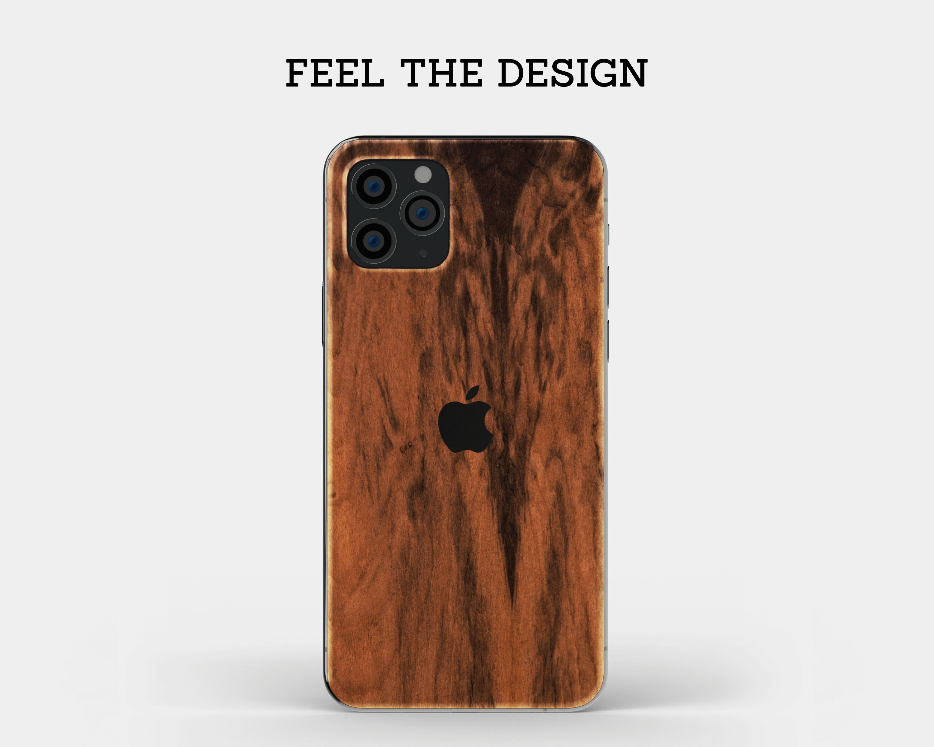 Real Wood Iphone Skin zero waste Natural Phone Sticker | Etsy