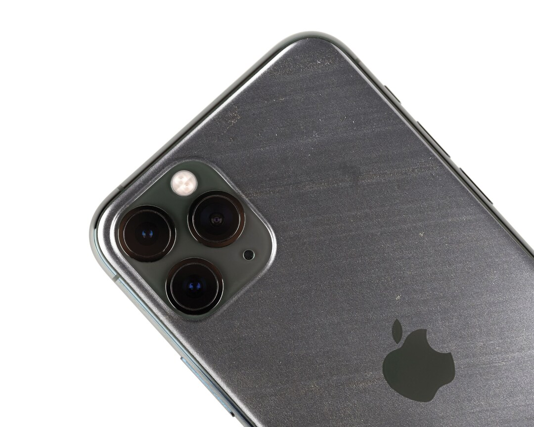 Real Slate Stone iPhone Skin, D. Black Stone Natural Phone Sticker ...