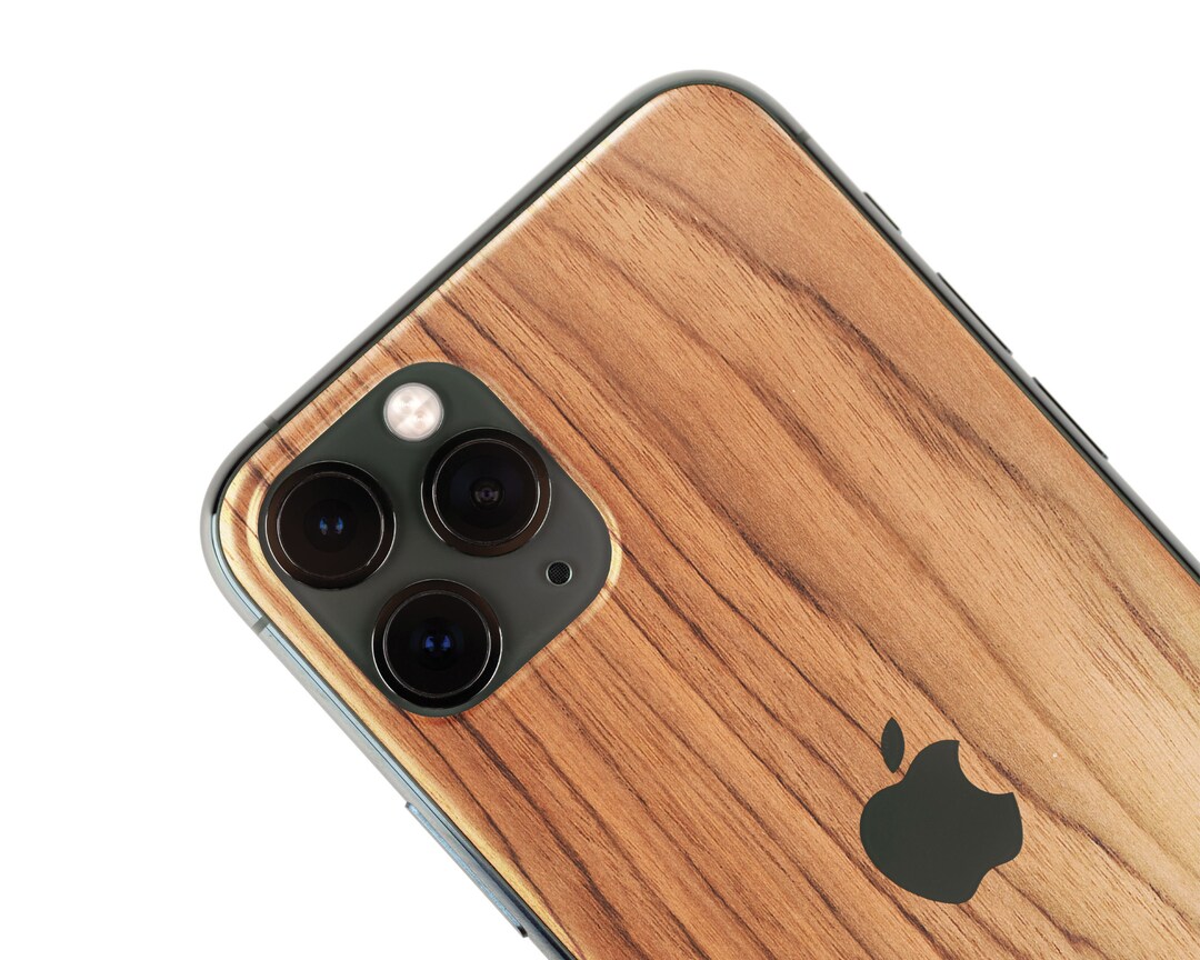 Teak Wood iPhone Skin: Natural Zero Waste Phone Sticker - Etsy