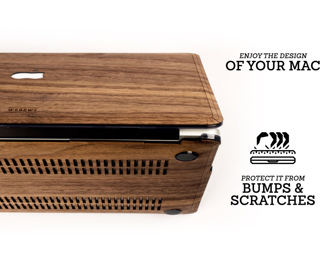 Real Wood Macbook Protective Case for Apple Mac Air Pro 13 15 - Etsy