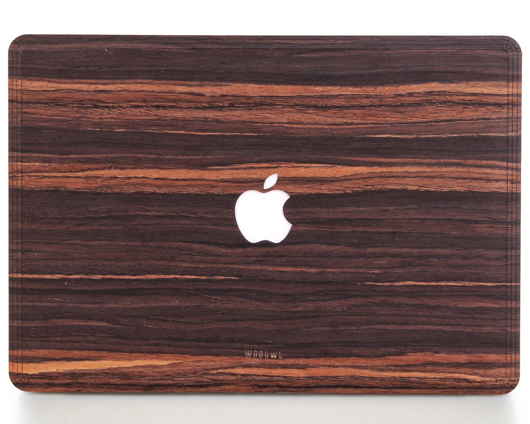 MacBook Pro Wood Skin, Ebony Wood Mac Book Skin for Pro Air 11, 12, 13 ...