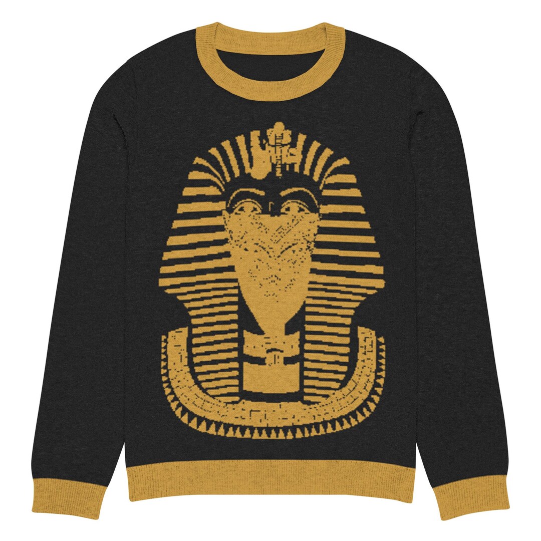 Pharaoh Thug Esoteric Egyptian Knitted Crew Neck Sweater - Etsy