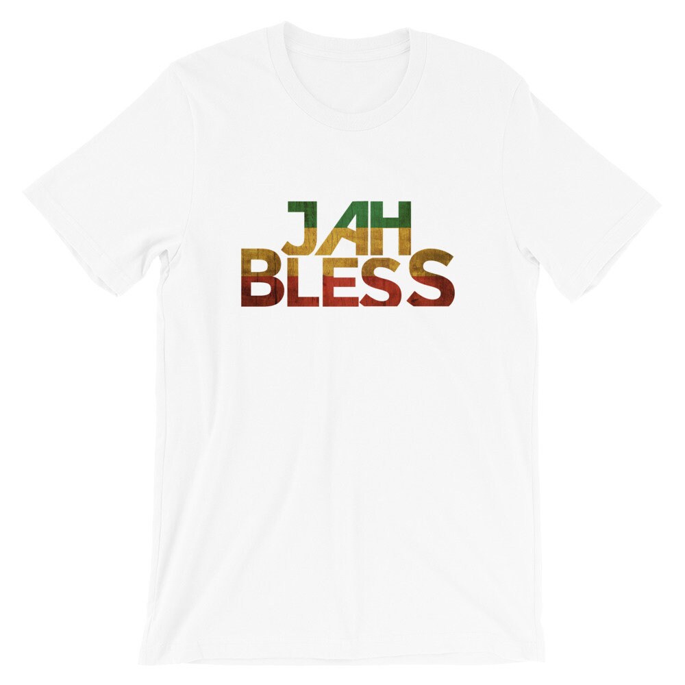 Jah Bless Rastafari Short-sleeve Unisex T-shirt Reggae Roots - Etsy Sweden