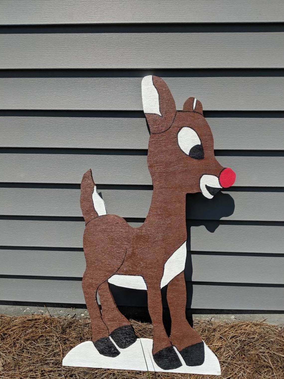 Rudolph Yard Art 38" DIGITAL PATTERN! Download! - Etsy