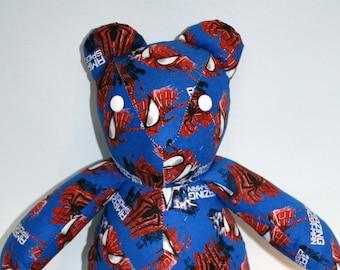 Spiderman Teddy Bear | Etsy