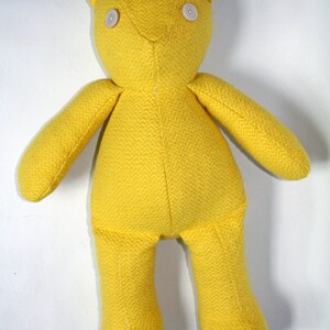Yellow Textured Wool Classic Teddy - Etsy