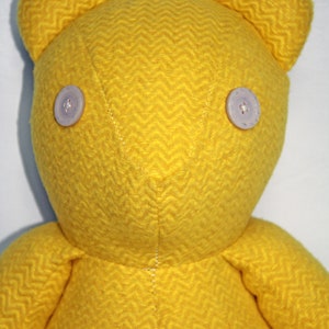 Yellow Textured Wool Classic Teddy - Etsy