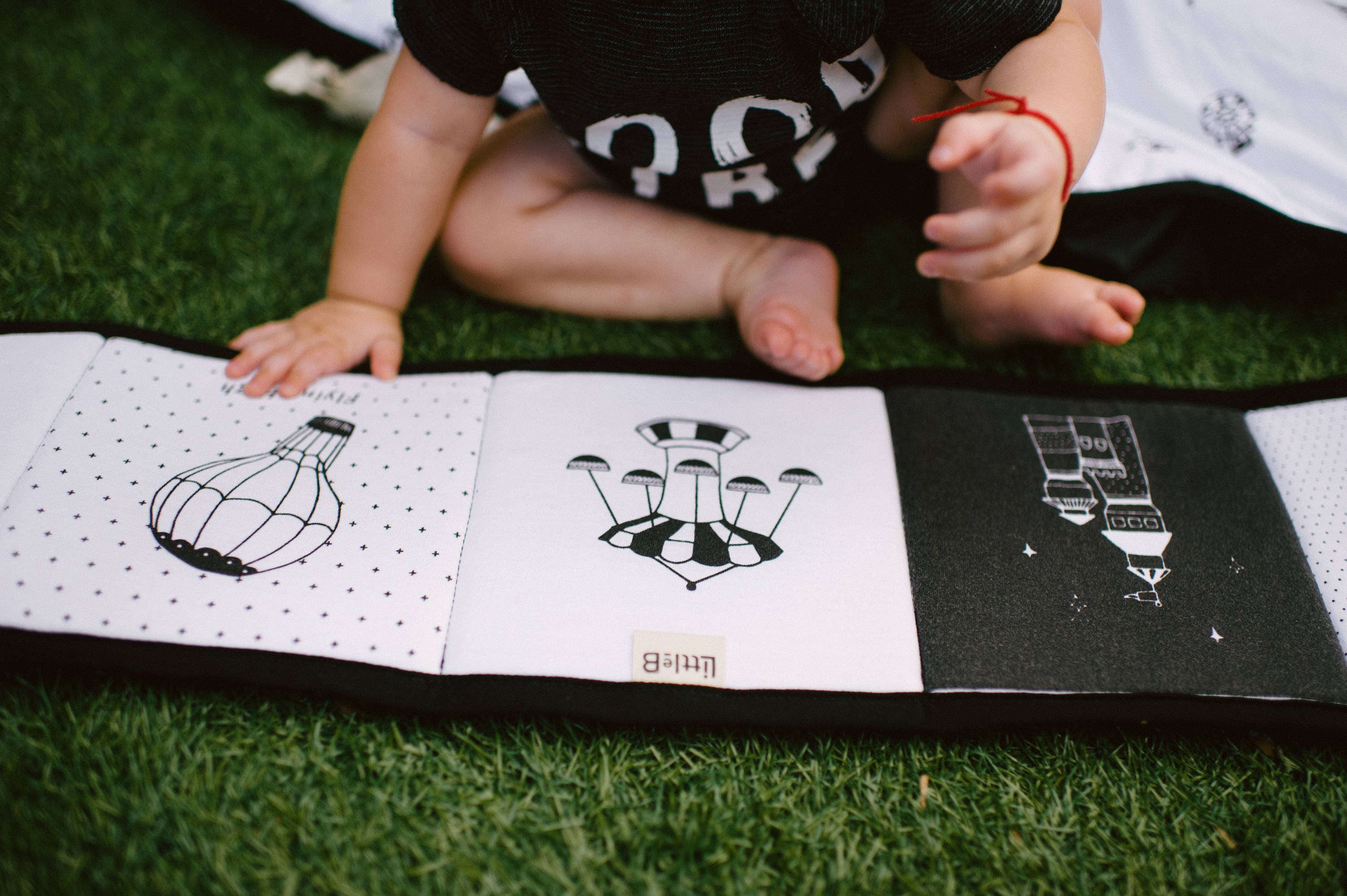 Baby Fabric Book | Baby Toys | Soft Book | Newborn Gift | Black & White ...