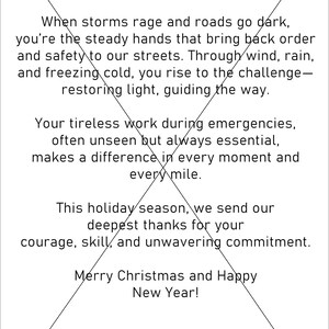 PACK OF 10: "transmission Line Cowboys" Linemen Christmas Greeting ...