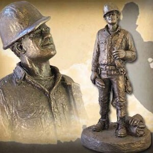 To the Top Power Lineman Sculpture. Amazing Statue for Electrical Power ...