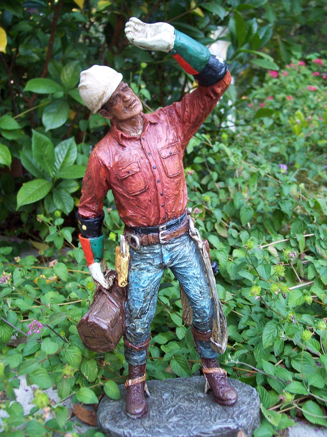 THE LINEMAN Power Lineman Sculpture. Amazing Statue for Electrical ...