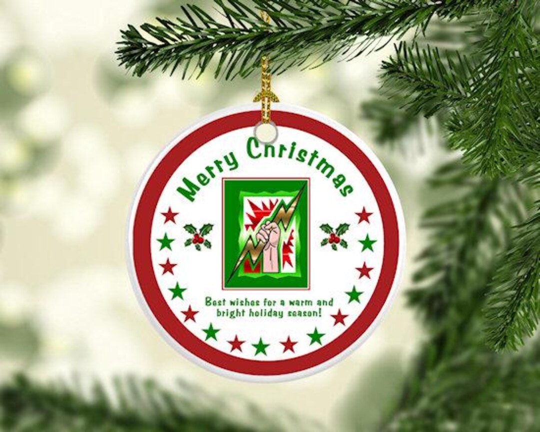 Electrical Utility and Electric Cooperatives Christmas Holiday Tree ...