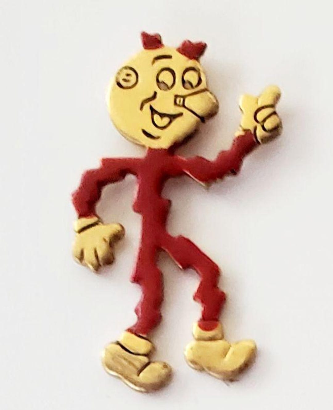 1 PC REDDY KILOWATT Flat - No Pin on Back for Crafts-shadow Box ...