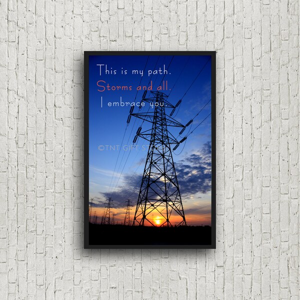 Electric Transmission Wall Art - Etsy