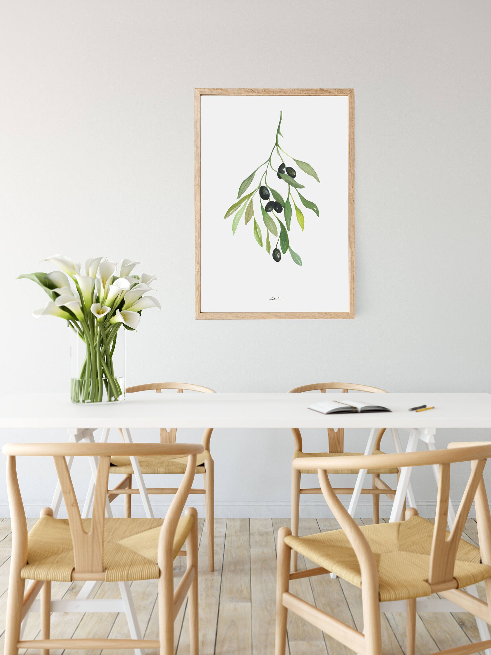 Olive Tree Print Olive Watercolor Paint Olive Branch Print - Etsy Canada